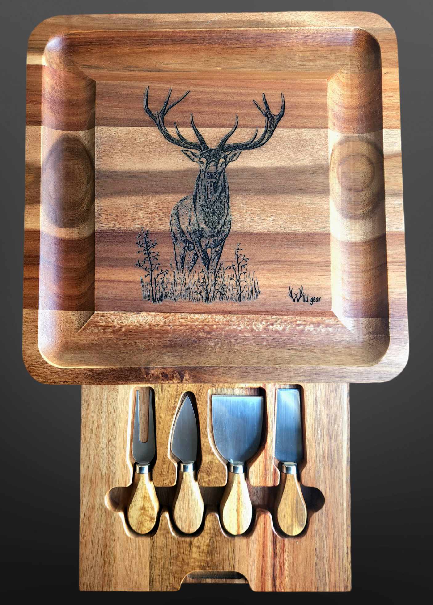 Cheese board Red front on – Wild Gear NZ